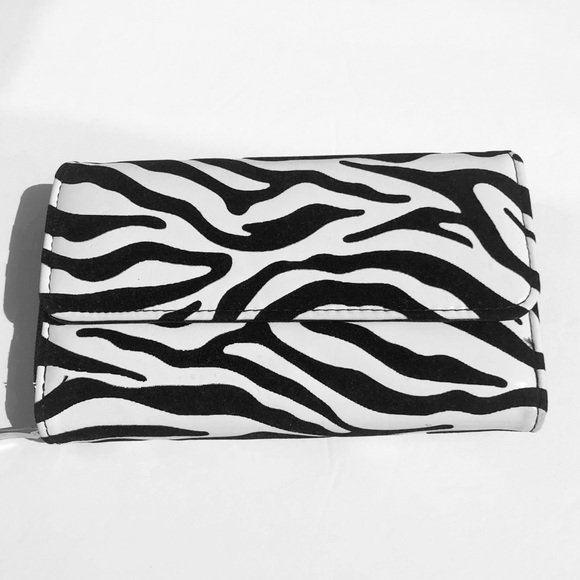 Bags | Zebra Print Wallet | Poshmark